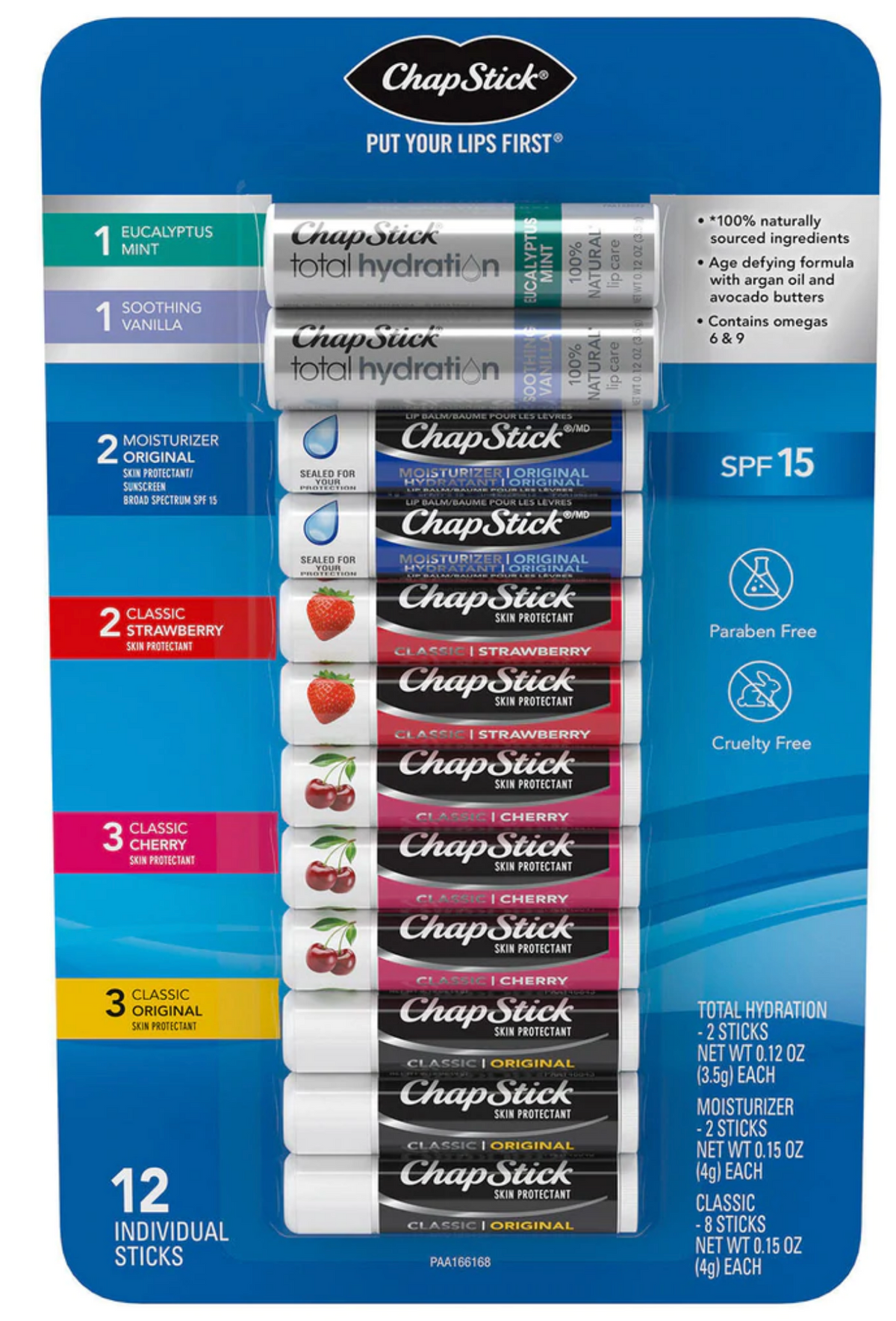 ChapStick Variety Pack , 12 ct — Goisco.com