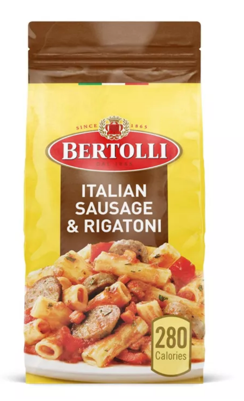 Bertolli Frozen Italian Sausage & Rigatoni Dinner , 22 oz — Goisco.com