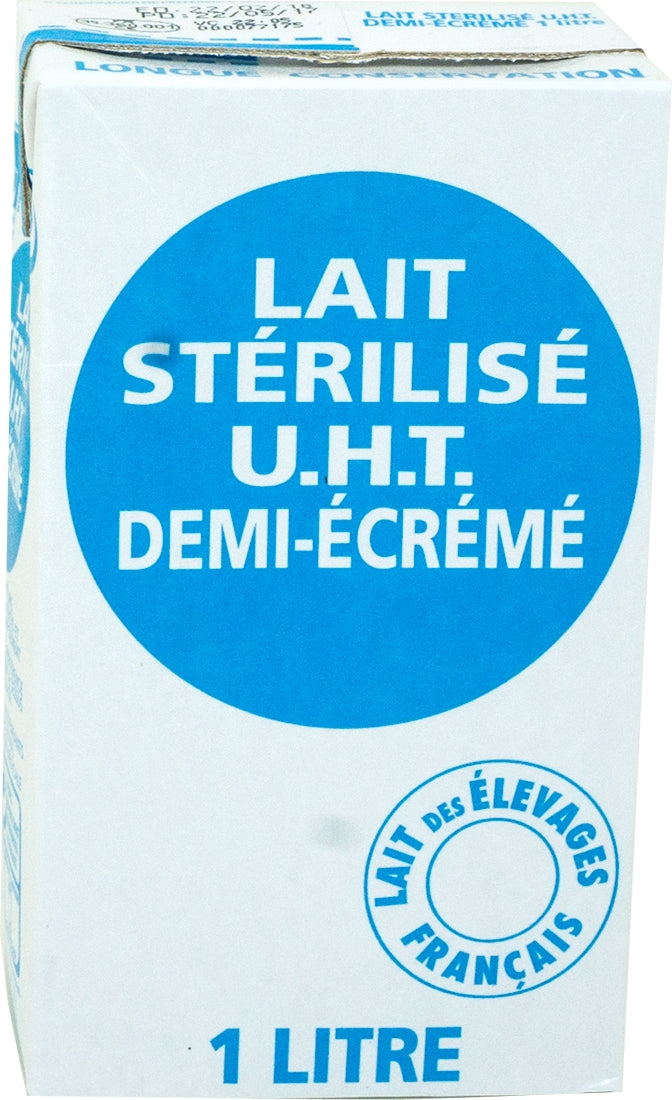 Lait des Elevages Francais Semi Skimmed Milk (Halfvolle Melk), 1 L ...