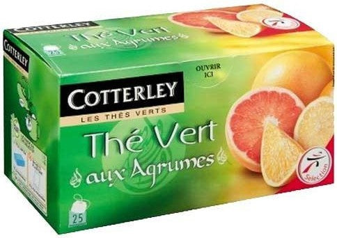 Cotterley Green Tea with Citrus, 25 ct — Goisco.com