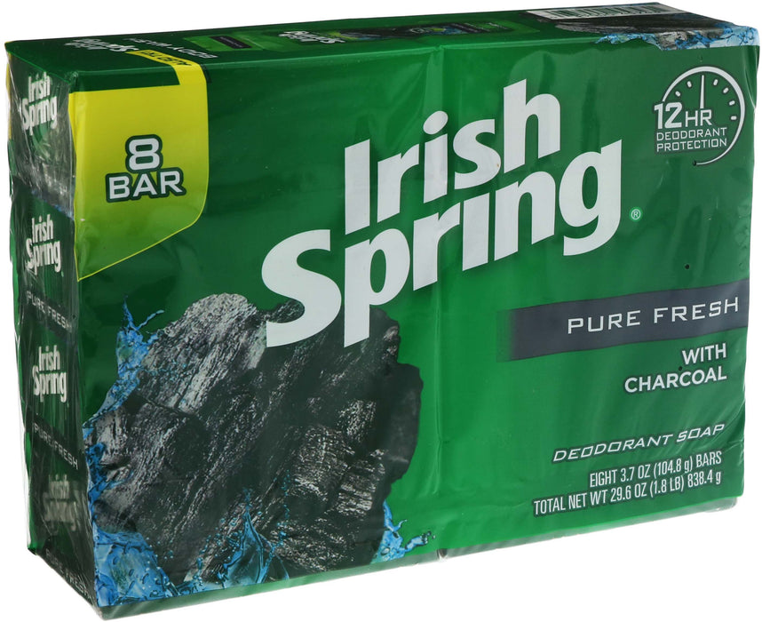 Irish Spring Pure Fresh With Charcoal Bar Soaps , 3 ct — Goisco.com