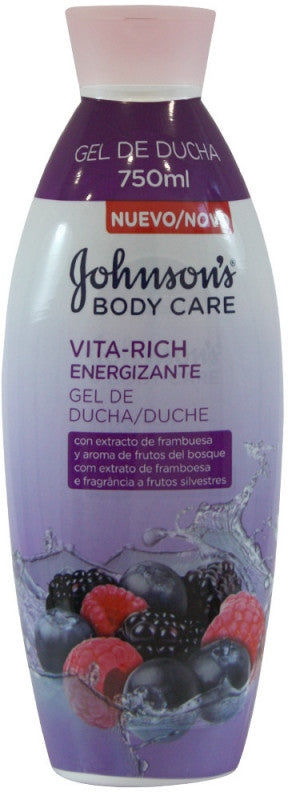 Johnson's Vita Rich Shower Gel, Raspberry, 750 ml — Goisco.com