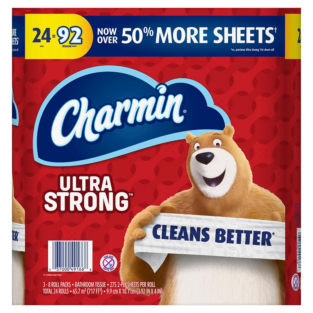 Charmin Ultra Strong 2-Ply Bathroom Tissue, 24 ct — Goisco.com
