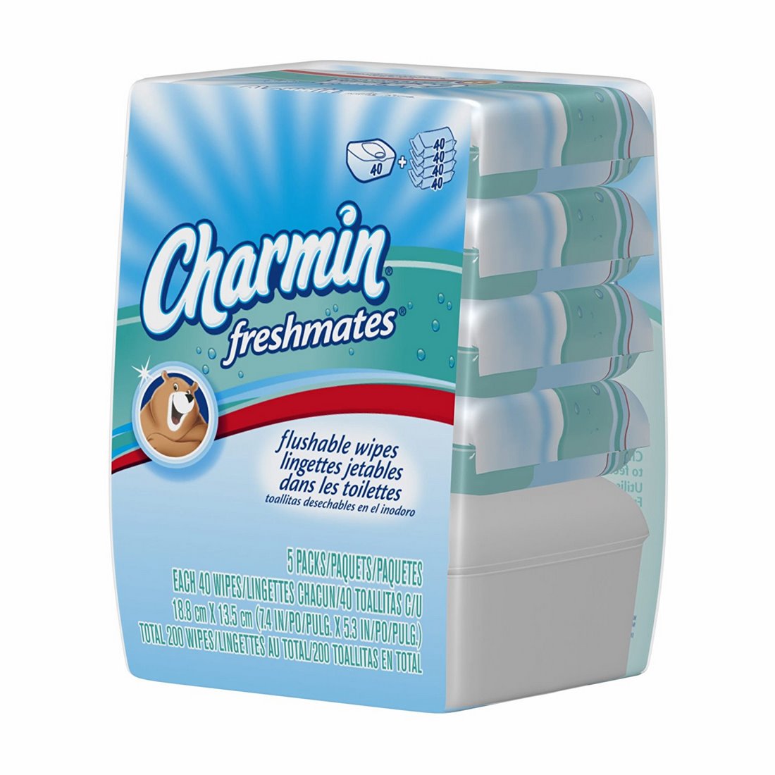 Charmin Freshmates Flushable Moist Wipes, 200 ct — Goisco.com