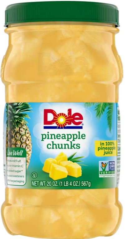 Dole Pineapple Chunks , 20 oz — Goisco.com