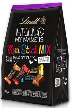 Lindt Hello Mini Chocolate Stick Mix, 120 gr — Goisco.com