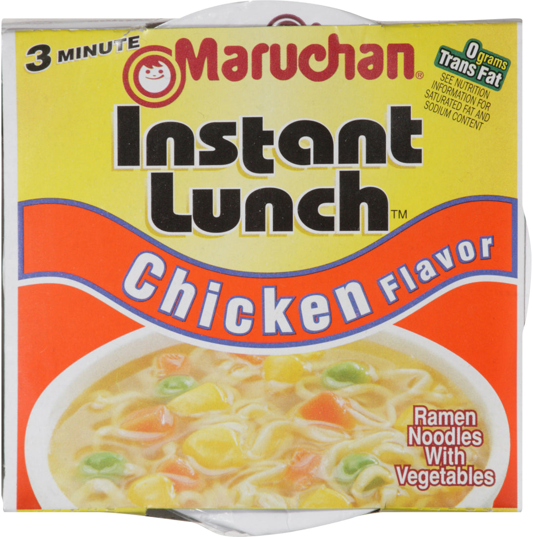 Maruchan Instant Lunch Ramen Noodles with Vegetables, Chicken Flavor ...