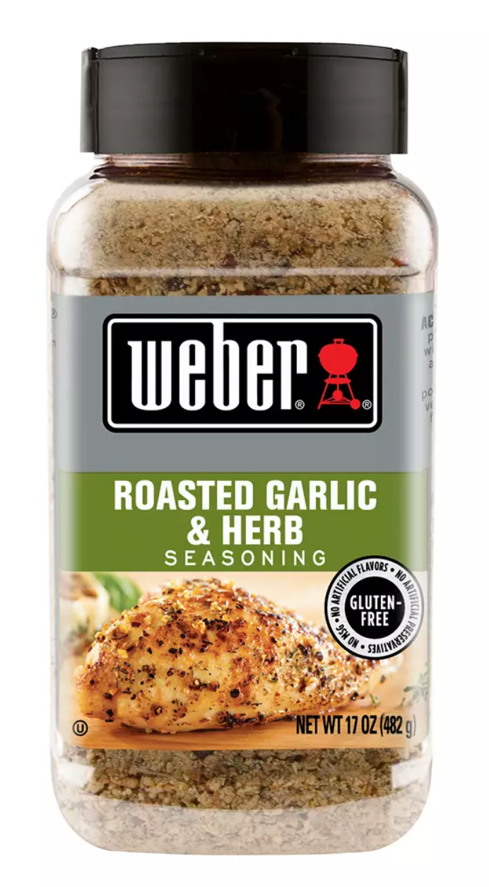 Weber Roasted Garlic & Herb Seasoning , 17.5 oz — Goisco.com