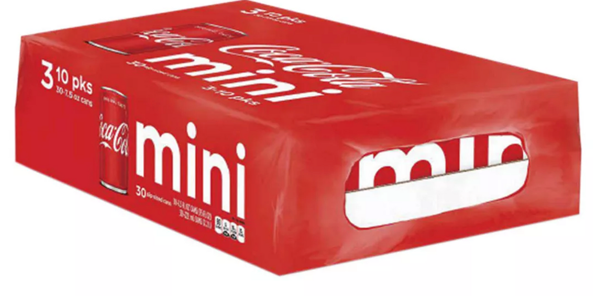Coca-Cola Mini Cans, 30-Pack , 30 x 7.5 oz — Goisco.com