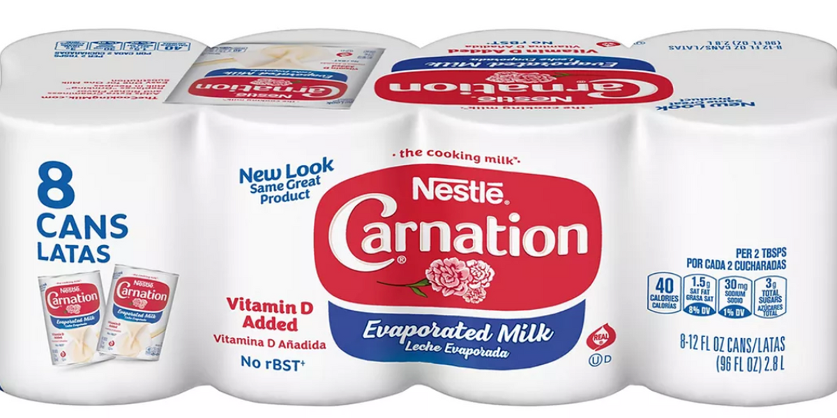 Nestle Carnation Evaporated Milk, 12-Pack , 8 x 12 oz — Goisco.com