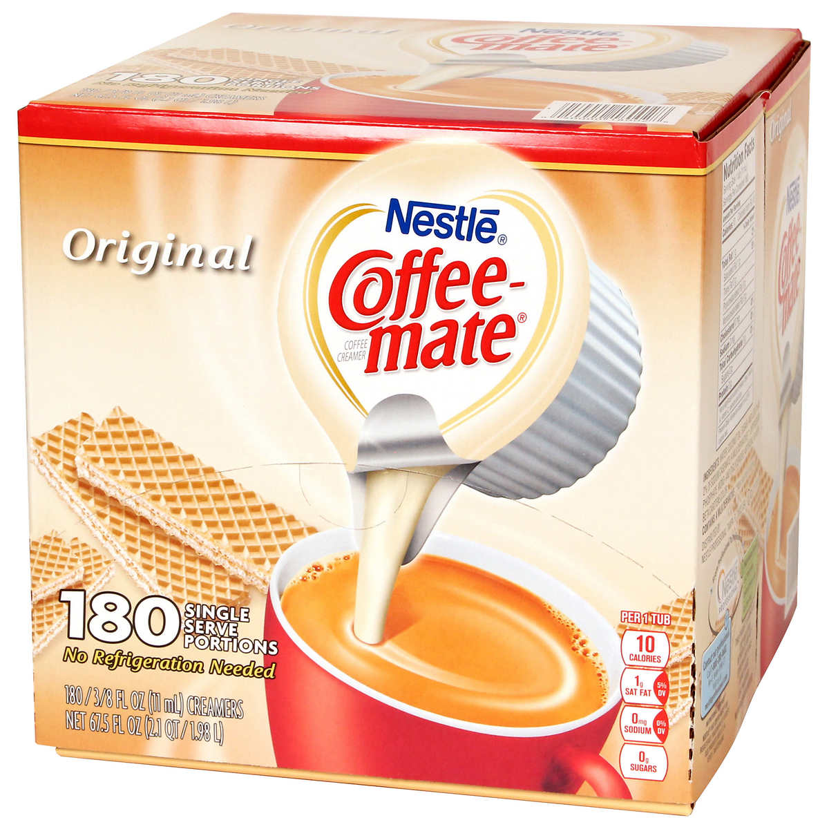 Nestle Coffee Mate Liquid Cream, Original, 180 ct — Goisco.com