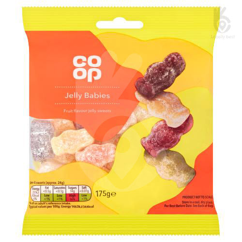 Co-op Jelly Babies , 175 gr — Goisco.com