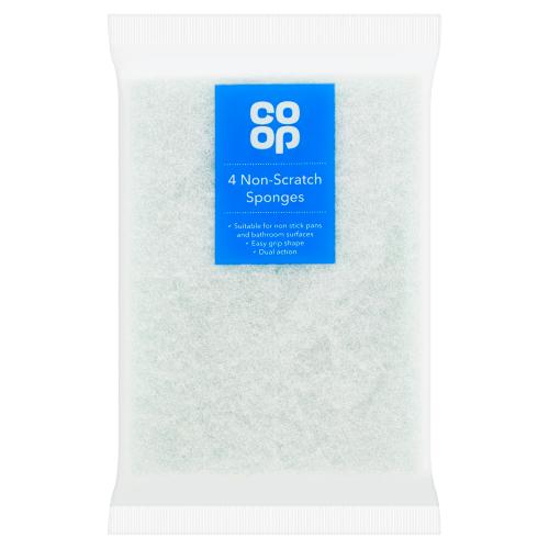 Co-op Non-Scratch Sponges , 4 ct — Goisco.com