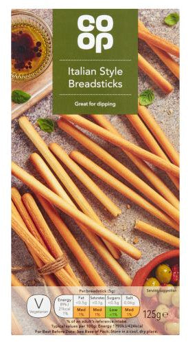 Coop Italian Style Breadsticks , 125 gr — Goisco.com