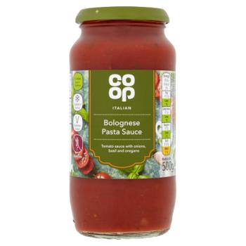 Co-op Italian Bolognese Pasta Sauce , 500 gr — Goisco.com