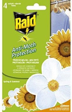Raid Anti-Moth Protection, 4 ct — Goisco.com