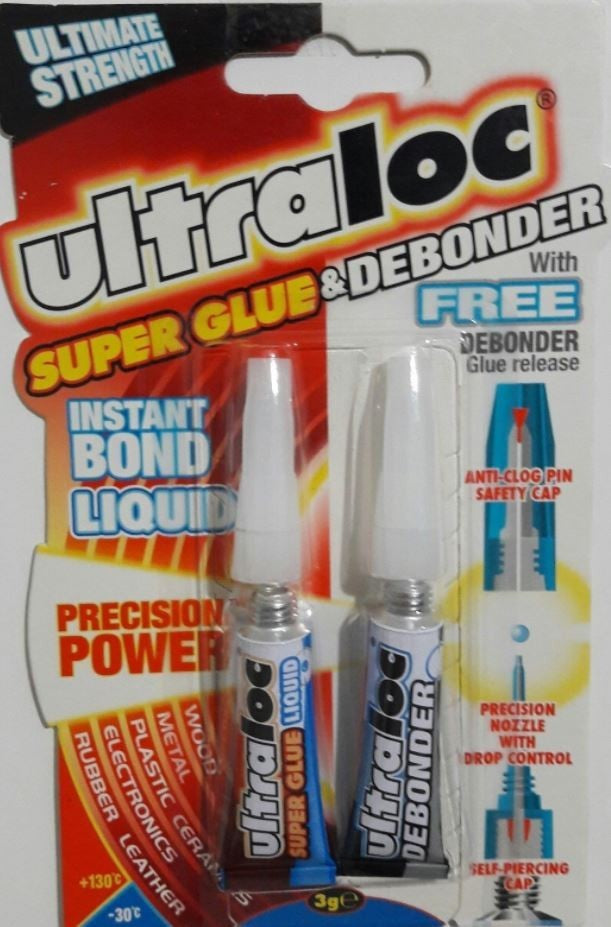 Ultraloc Super Glue & Debonder, 3 gr — Goisco.com