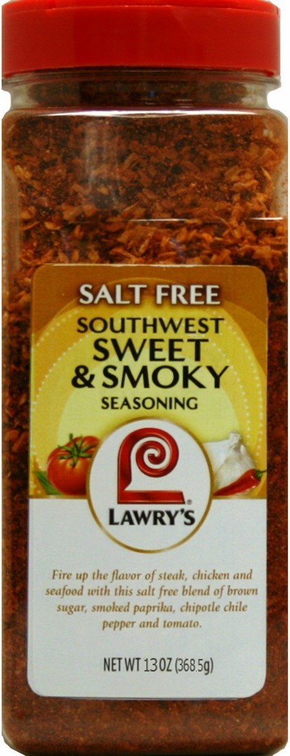 Lawry's Southwest Sweet & Smoky Seasoning, Salt Free, 13 oz — Goisco.com