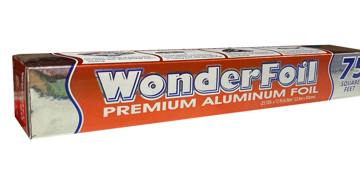 WonderFoil Aluminum Foil, 75 sq ft — Goisco.com