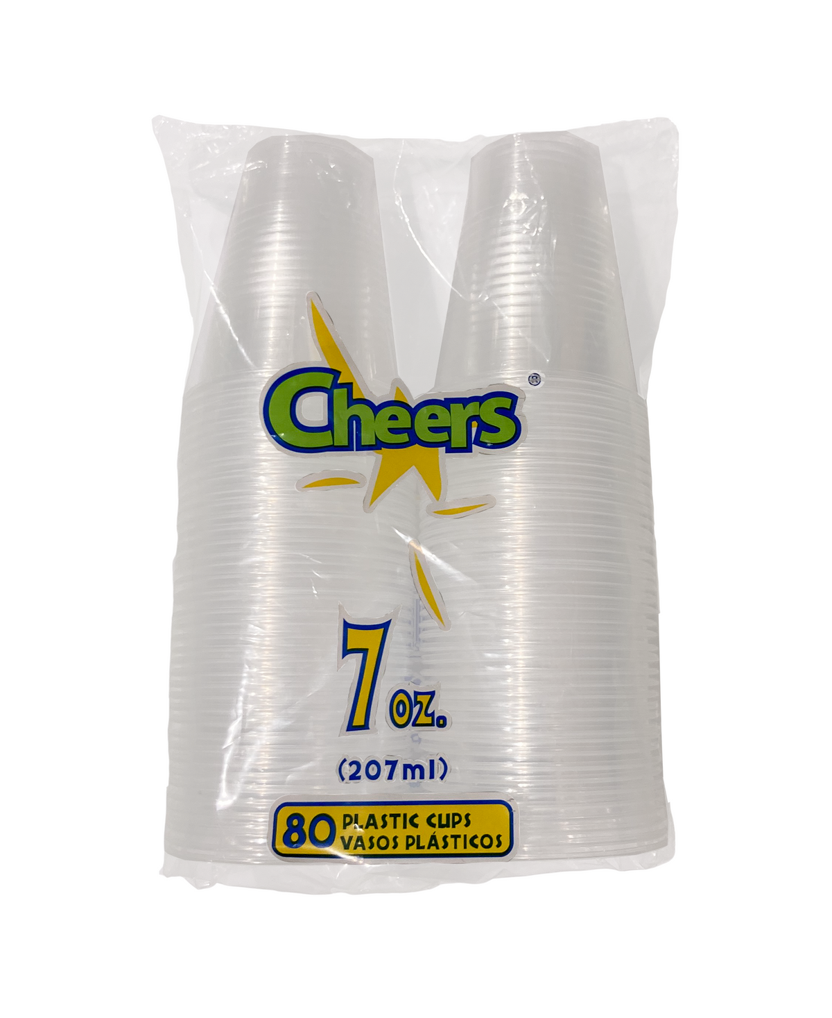 Cheers Plastic Cups, 7 oz, 80 ct — Goisco.com