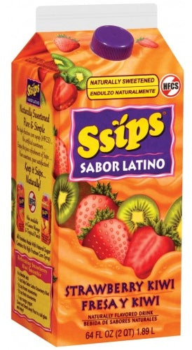 Ssips Fruit Juice Drink, Strawberry Kiwi, 1,89 L — Goisco.com