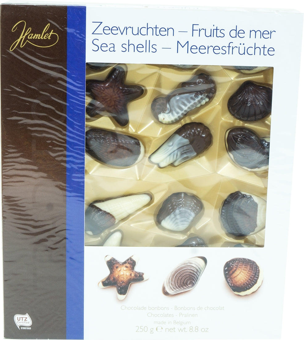 Hamlet Belgian Chocolate Sea Shells, 250 gr — Goisco.com