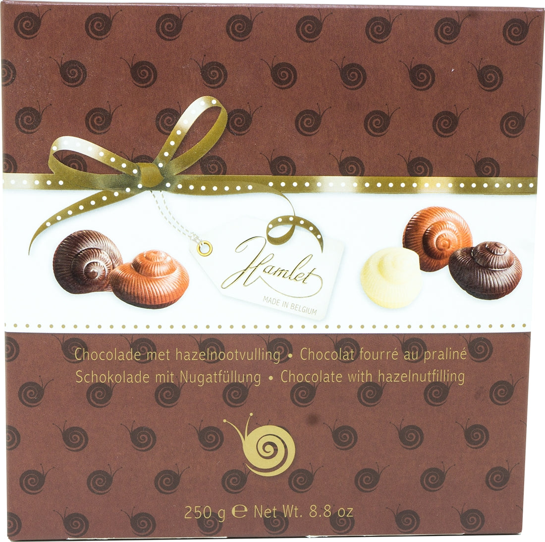 Hamlet Belgian Chocolate Escargots with Hazelnut Filling, 250 gr ...