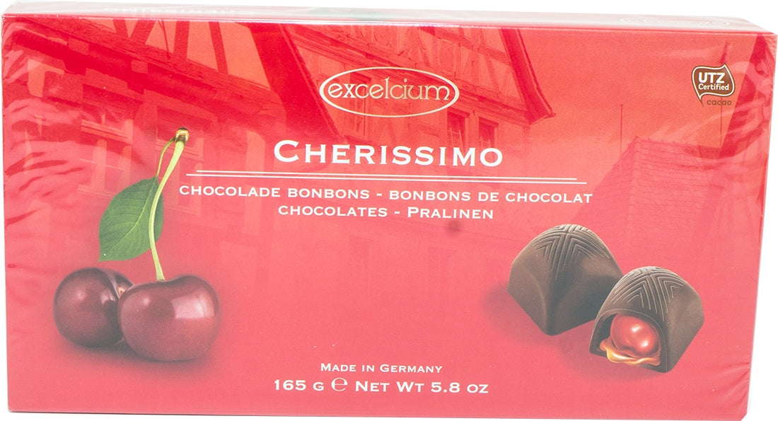 Excelcium Cherissimo Dark Chocolate with Liqueur & Cherry, 165 gr ...