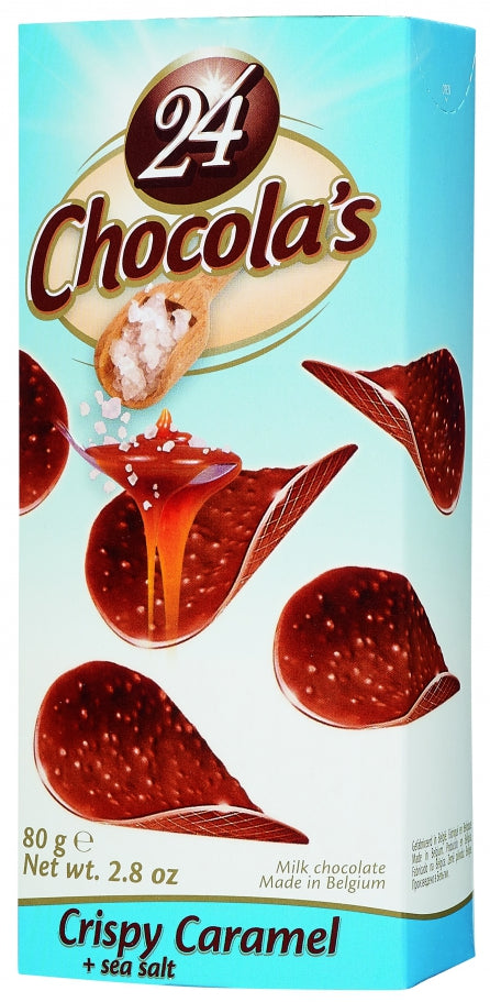 Hamlet Chocola's Crispy Caramel + Sea Salt Chocolates, 80 g — Goisco.com