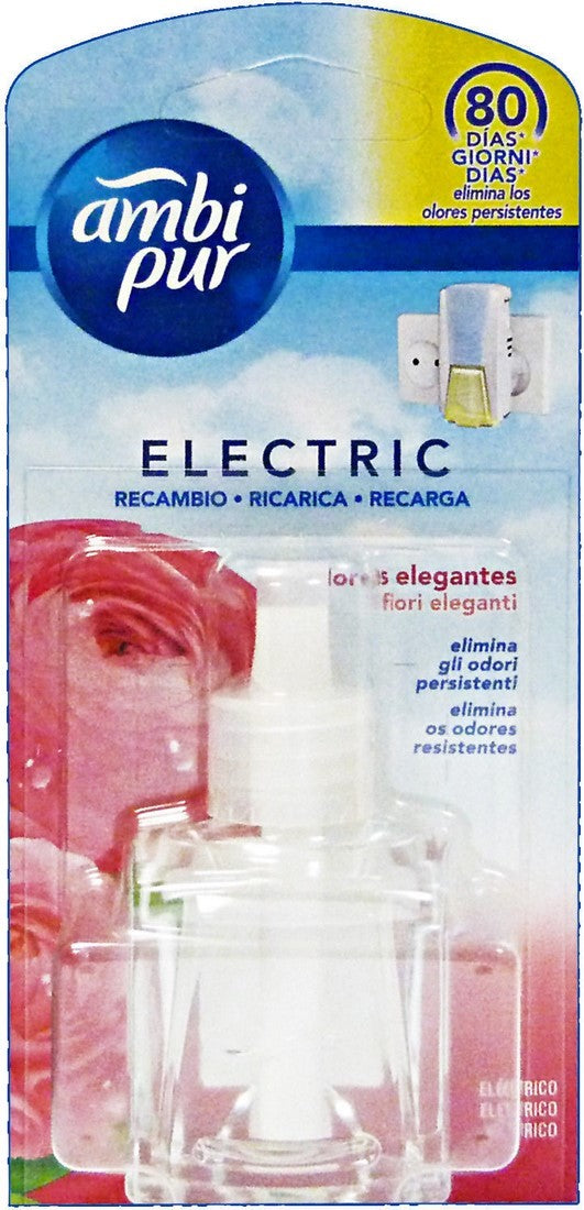 Ambi Pur Electric Diffuser Refill, Elegant Flowers, 21.5 ml — Goisco.com