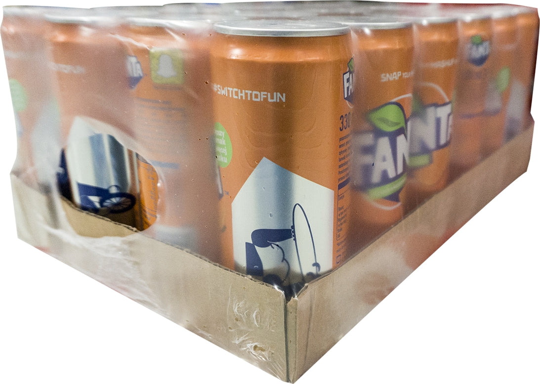Fanta Orange Soda Cans Value Pack, 24 x 330 ml — Goisco.com