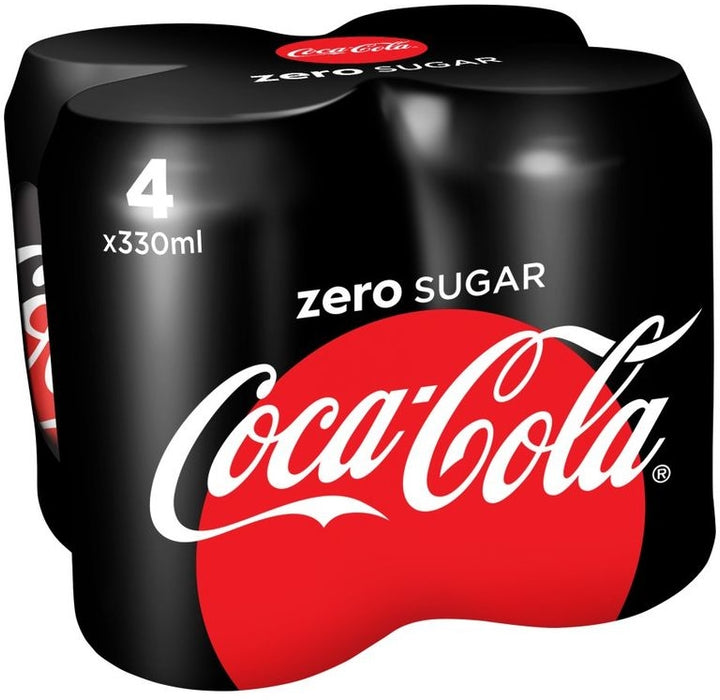 Coca-Cola Zero Sugar, 4 x 330 ml — Goisco.com