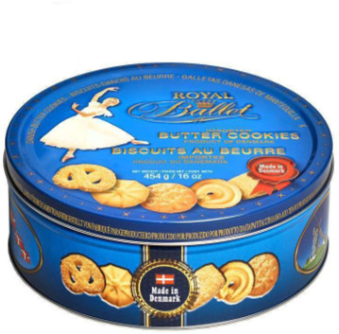 Royal Ballet Danish Butter Cookies, 454 gr — Goisco.com