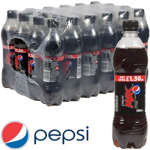 Pepsi 24-Pack Bottles, Max, 24 x 500 ml — Goisco.com