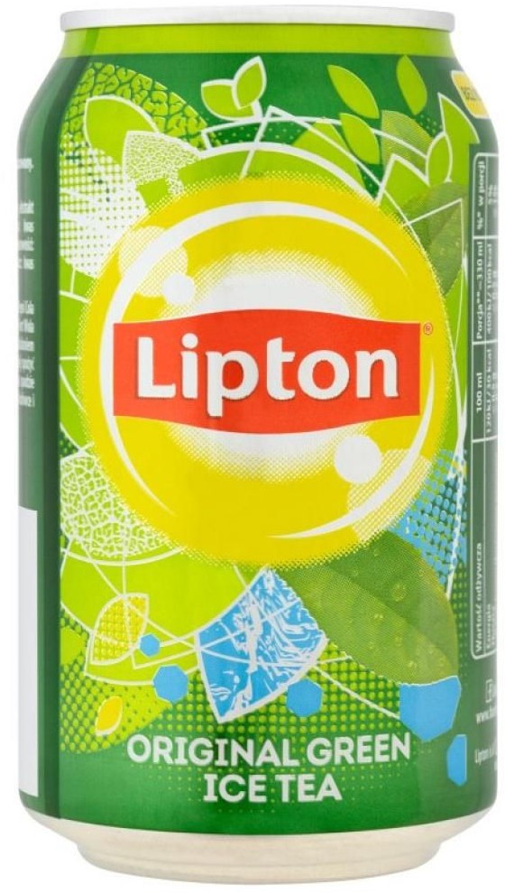 Lipton Ice Tea Can, Original Green, 330 ml — Goisco.com