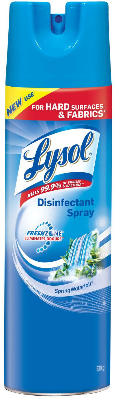 Lysol Disinfectant Spray Spring Waterfall, 539 gr — Goisco.com