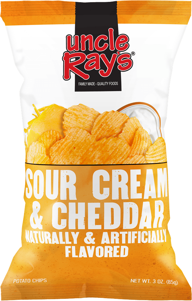 Uncle Ray's Sour Cream & Cheddar Potato Chips, 3 oz — Goisco.com