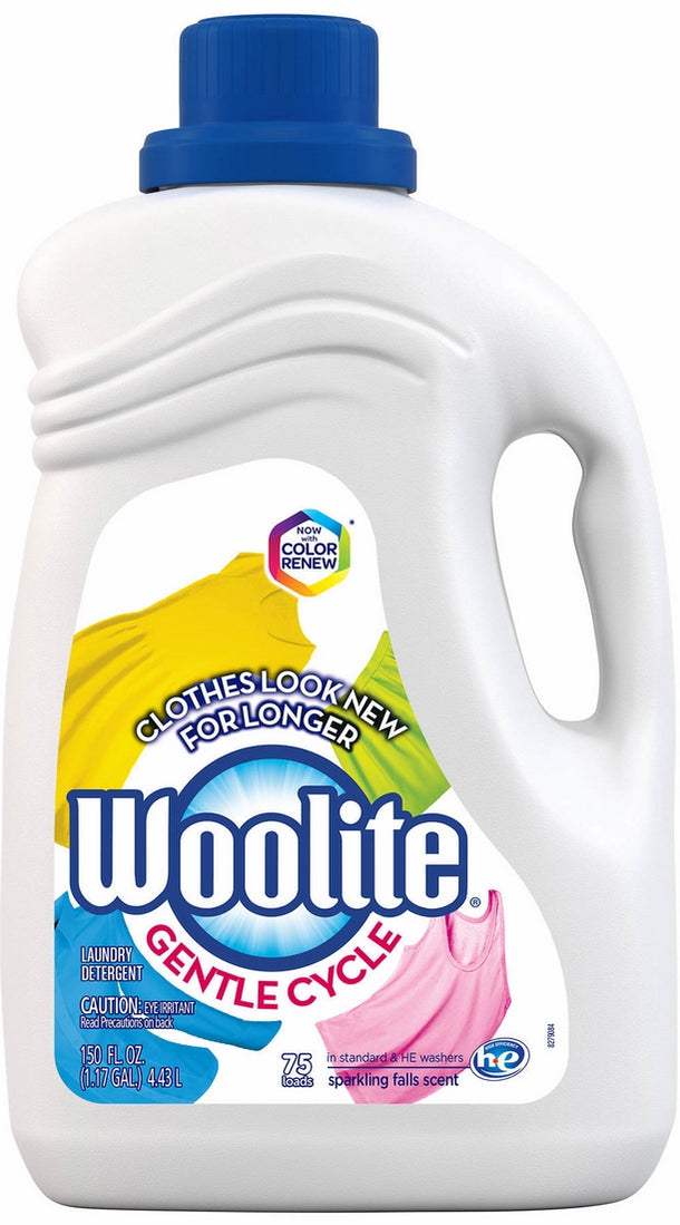Woolite Gentle Cycle Color Renew Liquid Laundry Detergent, 150 oz ...