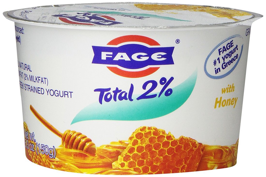 Fage Total 2% Greek Strained Yogurt with Honey, 5.3 oz — Goisco.com