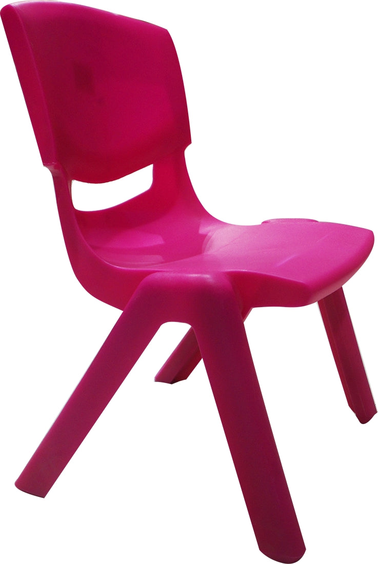 Kids Plastic Chair, Pink, — Goisco.com