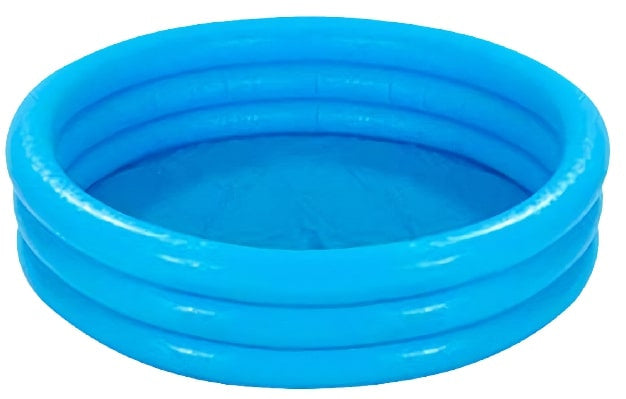 Intex Inflatable Crystal Blue Swimming Pool, 168 x 38 cm, 1 pc — Goisco.com