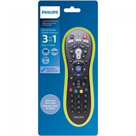Philips 3-in-1 Universal Remote Control, 1 pc — Goisco.com