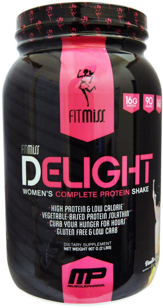 MP MusclePharm Fitmiss Delight Women's Complete Protein Shake, Vanilla ...