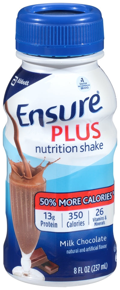Abbott Ensure Plus Nutrition Shake, Milk Chocolate, 8 oz — Goisco.com