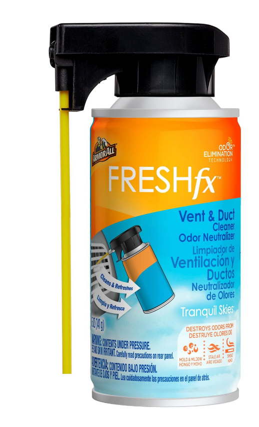 Amor All Freshf Vent & Duct Cleaner Spray, Tranquil Skies Scent , 5 oz ...