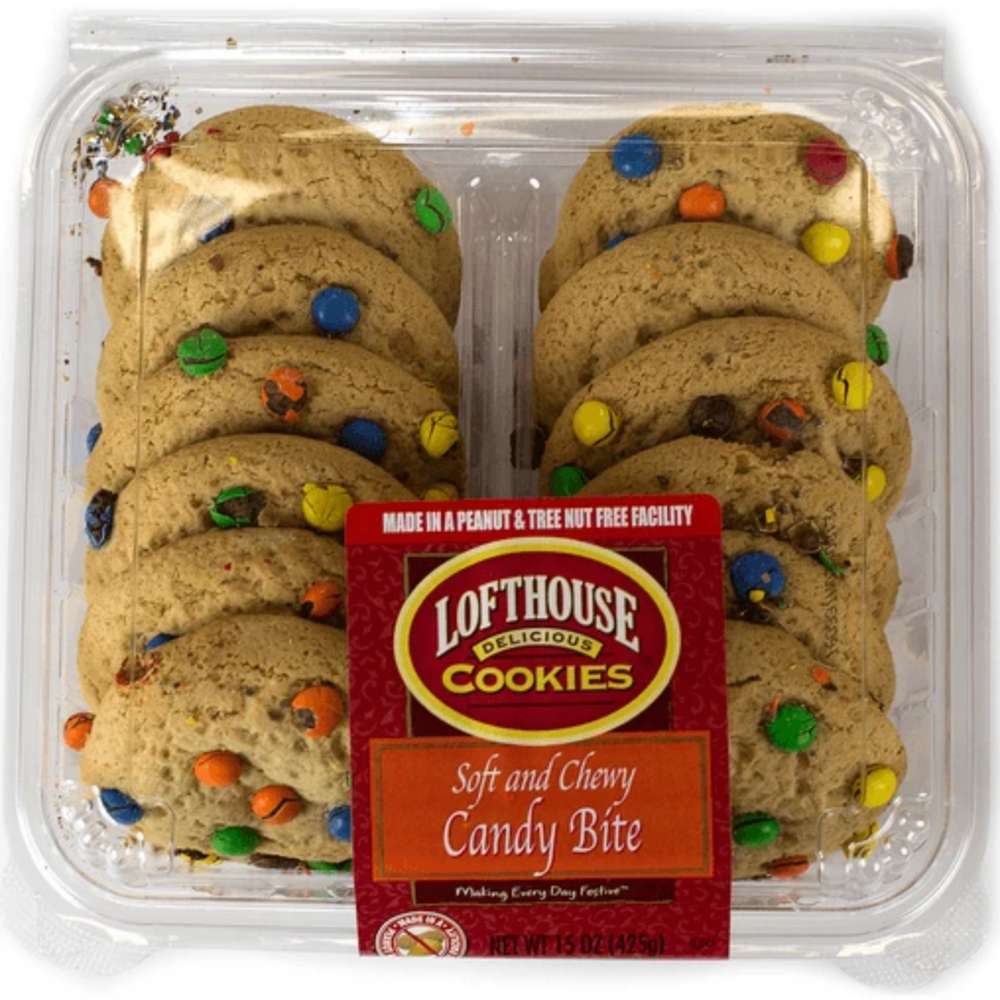 Lofthouse Soft & Chewy Candy Bite Cookies , 15 oz — Goisco.com