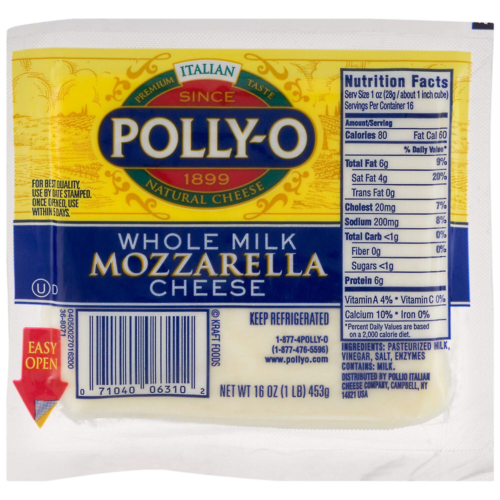 Polly-O Whole Milk Mozzarella Cheese — Goisco.com