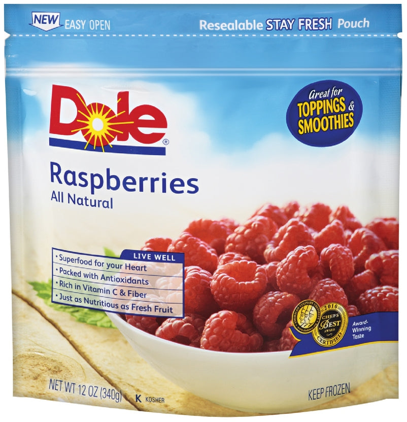Dole Raspberries, All Natural, 12 oz — Goisco.com