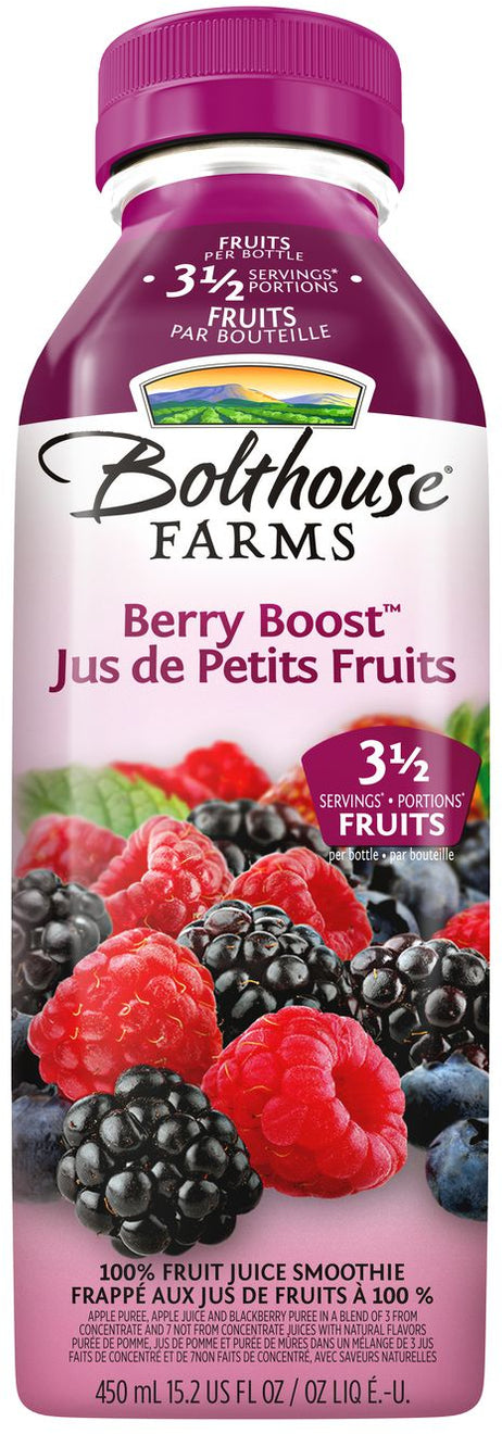 Bolthouse Farms Berry Boost Fruit Juice Smoothie, 450 ml — Goisco.com