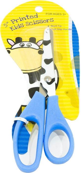 Regent Products 5 inch Printed Kids Scissors, — Goisco.com